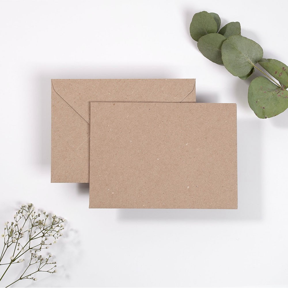 Kraft Brown Envelopes | C7, C6, 5x7", C5, Square | DIY